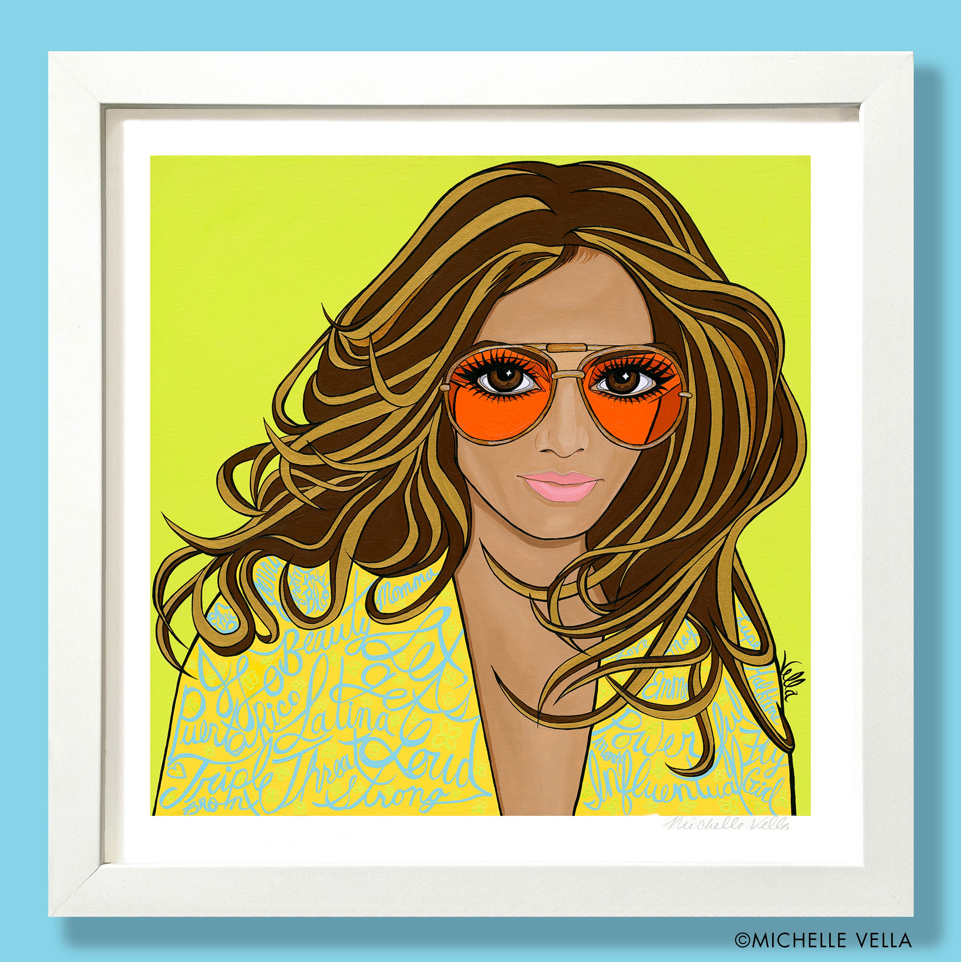 Pop art Portrait art print of singer Taylor Swift – MICHELLE VELLA