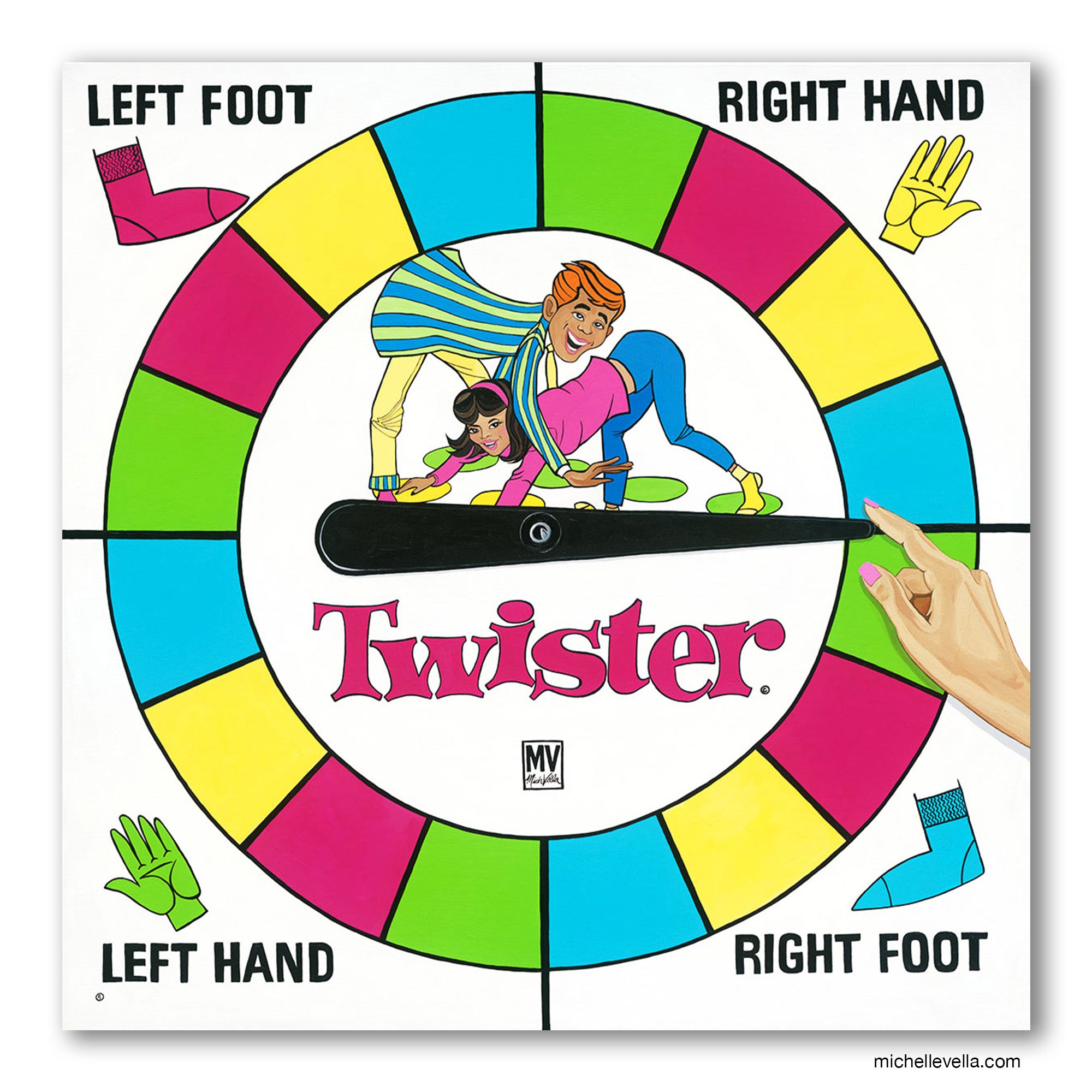 Twisted Twister, Original Painting – MICHELLE A VELLA